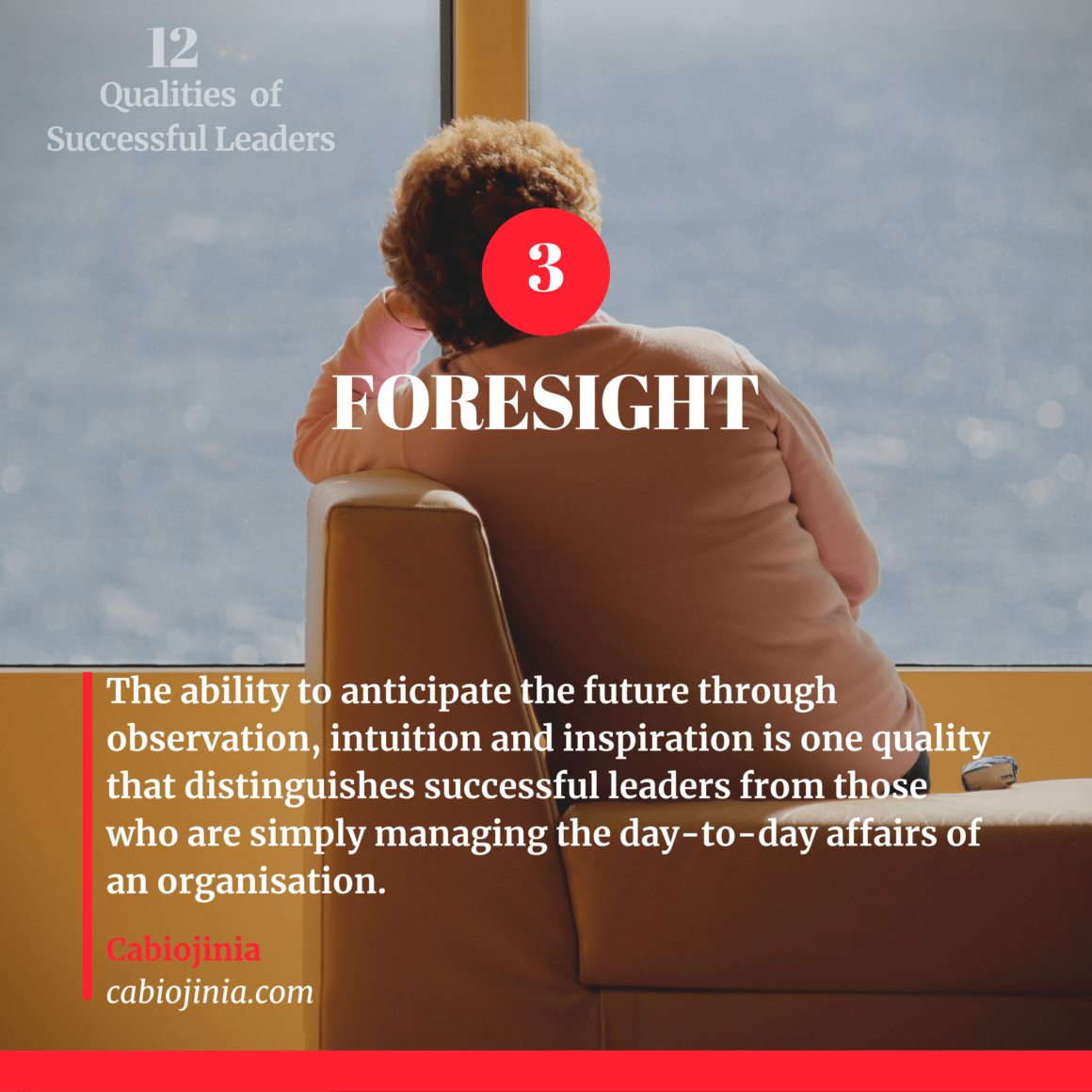 The servant leadership philosophy - leadership series - Cabiojinia