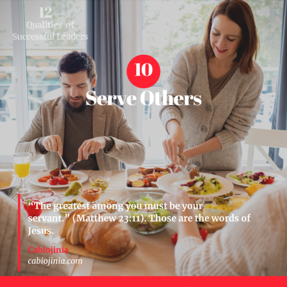 The servant leadership philosophy - leadership series - Cabiojinia